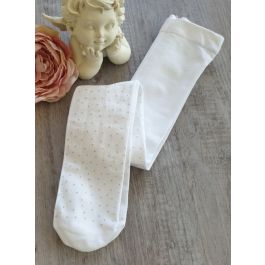 Collant blanc bébé ou fille pour mariage ou cérémonie | Boutique Magique