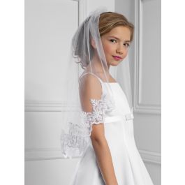 Voile de communion dentelle large | Boutique Magique