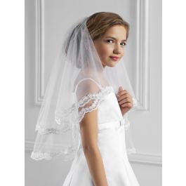 Voile de communion dentelle fine | Boutique Magique